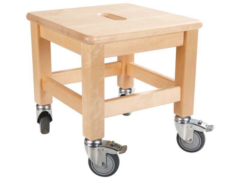 LOW STOOL With castors
